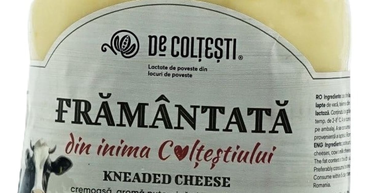De coltesti Branza framantata de burduf