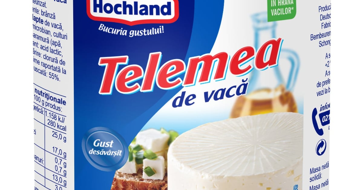 Hochland Telemea de vaca in saramura