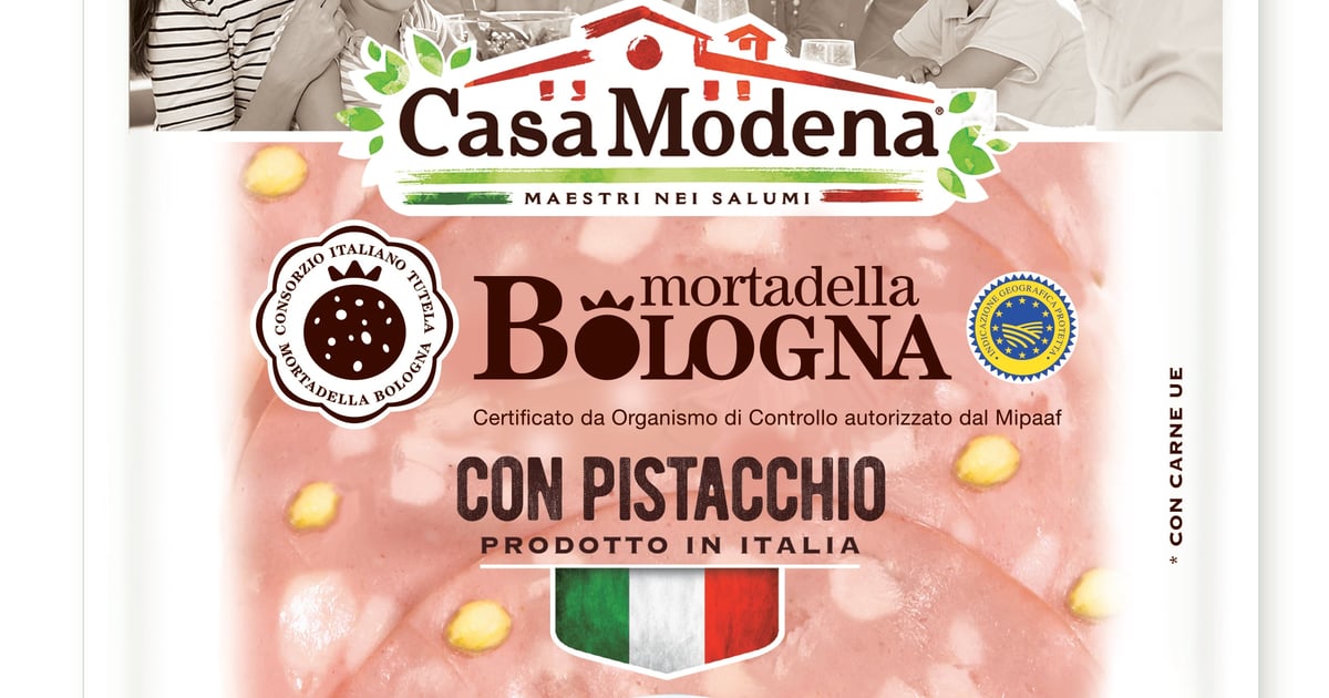 Casa Modena Mortadella Bologna PGI cu fistic