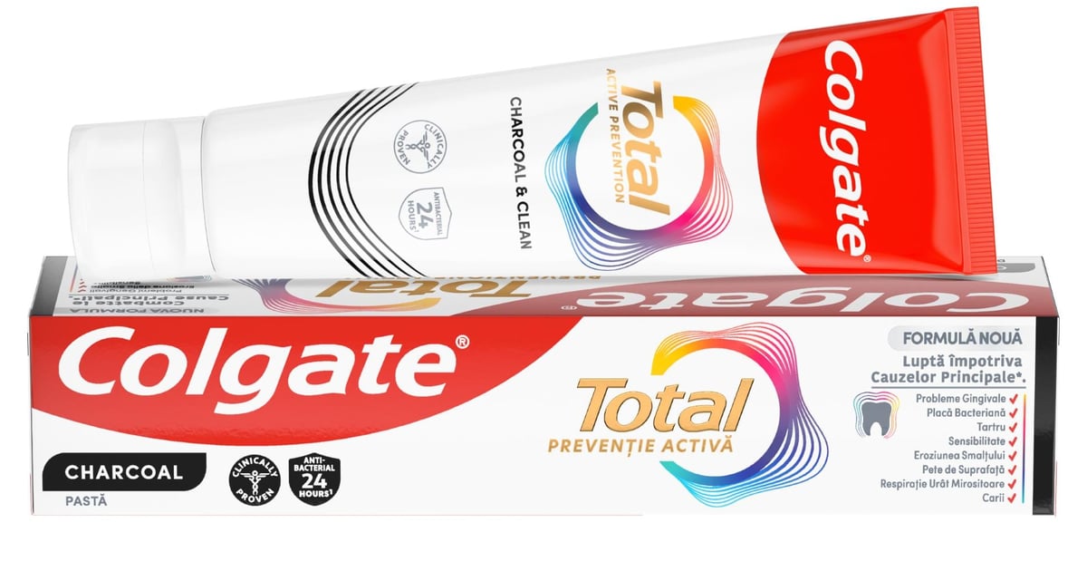 Colgate Total Charcoal & Clean Pasta de dinti