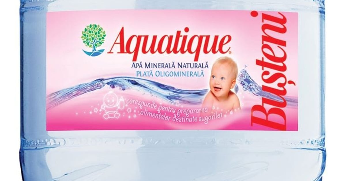 Aquatique Apa minerala naturala plata