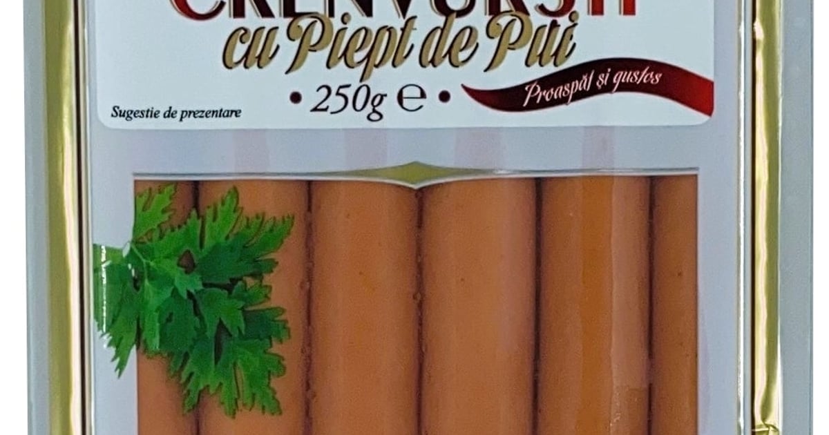 Meda Crenvursti cu piept de pui