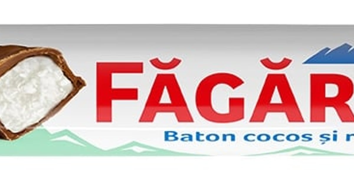 Fagaras Baton de ciocolata cu cocos si rom