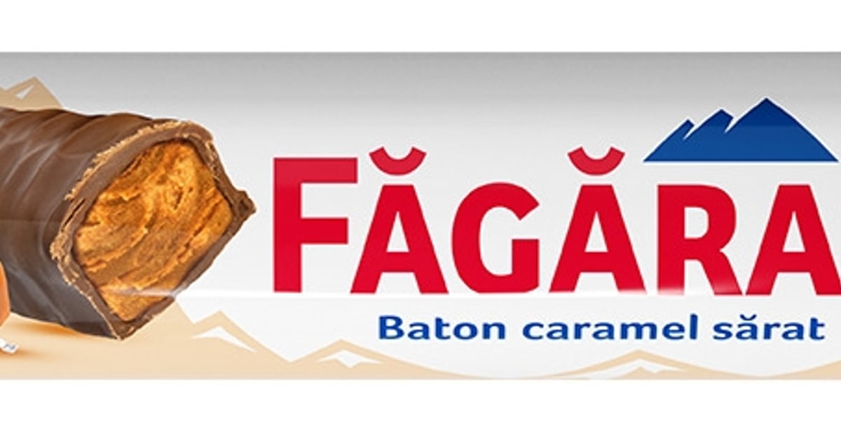 Fagaras Baton de ciocolata cu caramel sarat