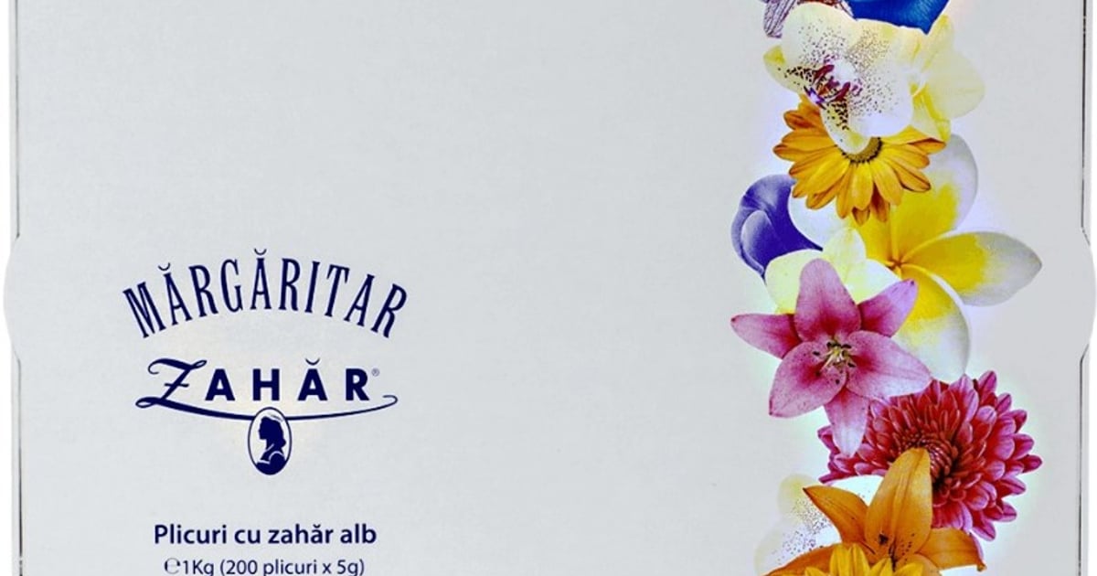 Margaritar zahar plic 200 X 5g