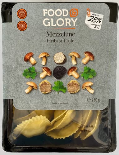 FOOD & GLORY Paste cu ou, umplute cu ciuperci porcini (hribi) si trufe