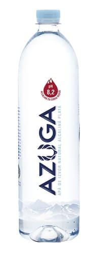 Azuga Apa natural alcalina plata