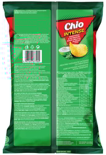 Chio Chips Intense Smantana si ierburi
