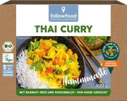 Followfood ECO Curry thailandez congelat