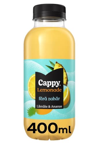 Cappy Lemonade Bautura racoritoare cu suc de lamaie si ananas fara ...
