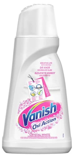 Vanish Oxi Action Solutie pentru indepartarea petelor haine albe