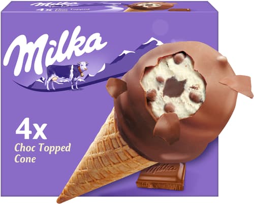 Milka Ball Top Cone Inghetata la cornet multipack