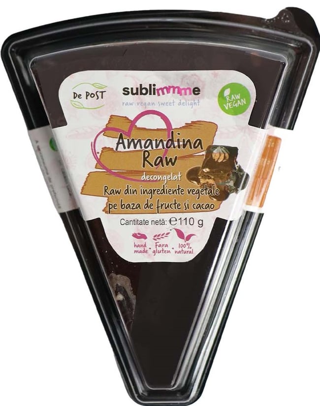 Sublimmme Amandina raw-vegana fara gluten