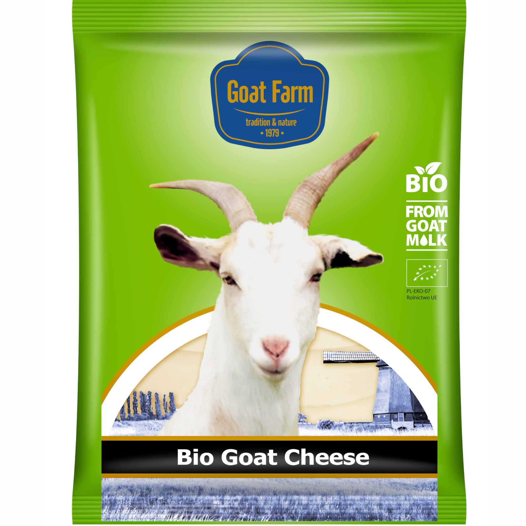 Goat Farm ECO Branza de capra felii