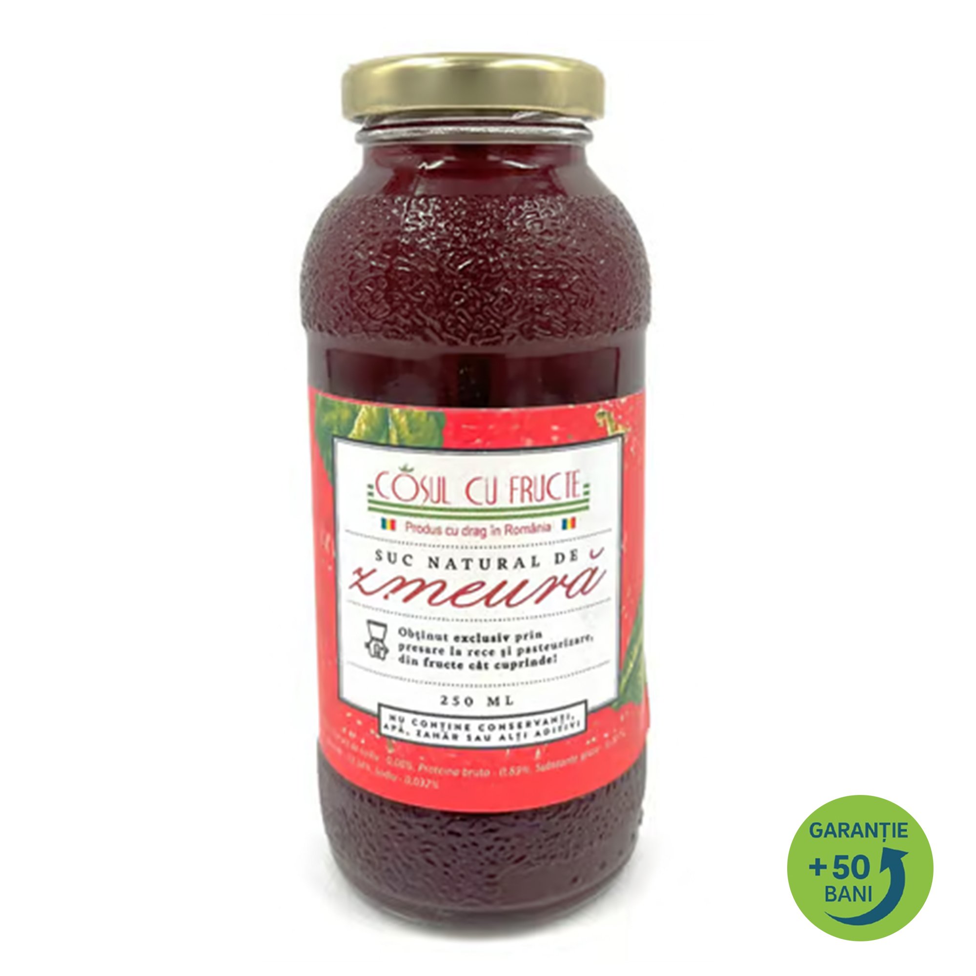 Cosul cu fructe Suc natural de zmeura