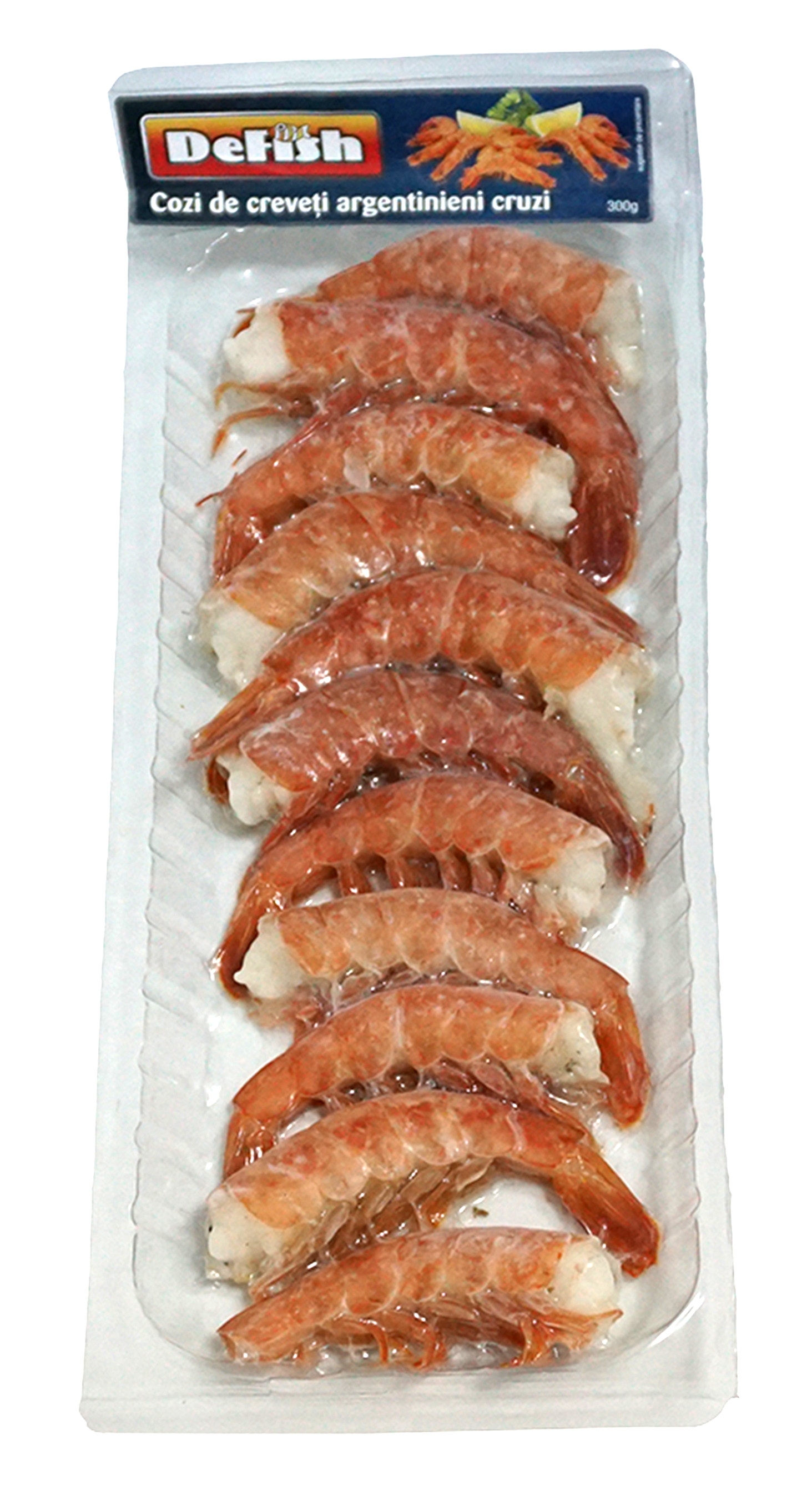 Defish Cozi de creveti argentinieni l2 (congelat)