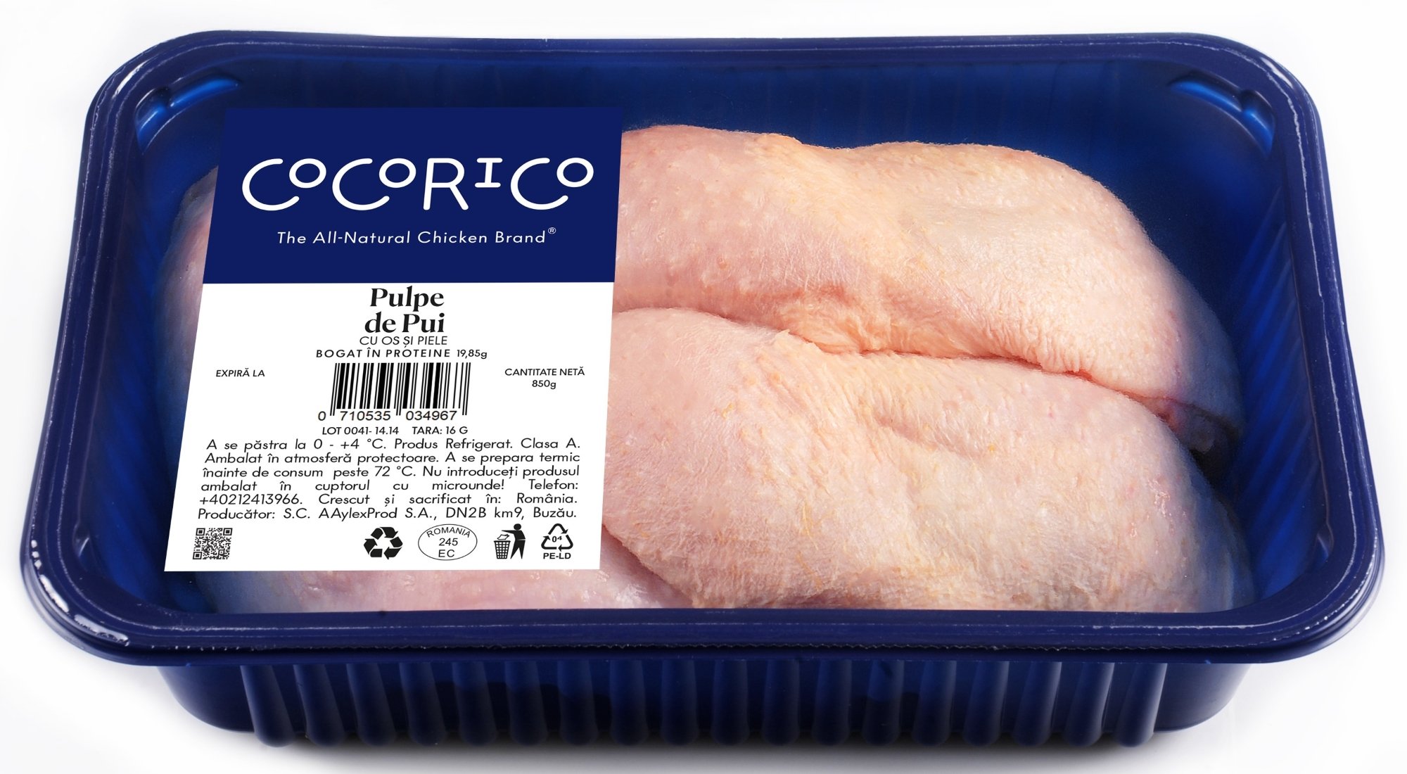 COCORICO Pulpa de pui cu os