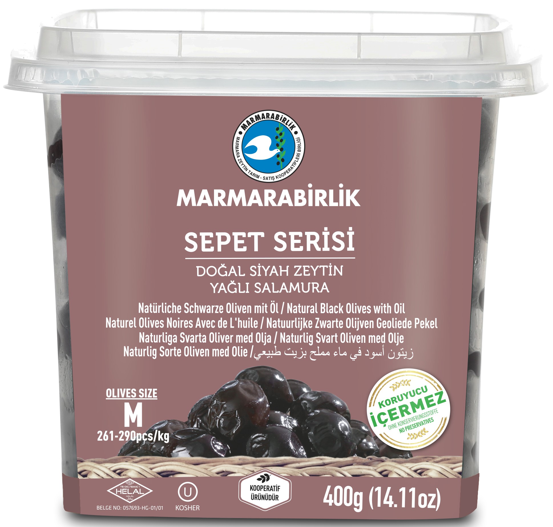 Marmarabirlik Masline Gemlik Sepet M