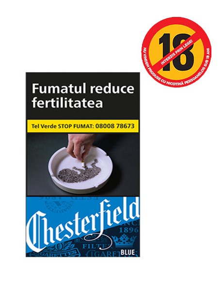 Chesterfield Blue 100s Tigari