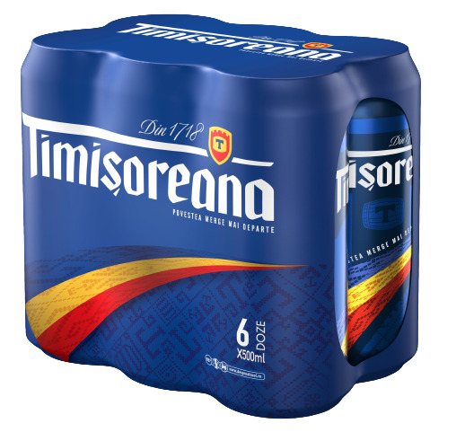 Timisoreana Lux Bere blonda doza 6 pack