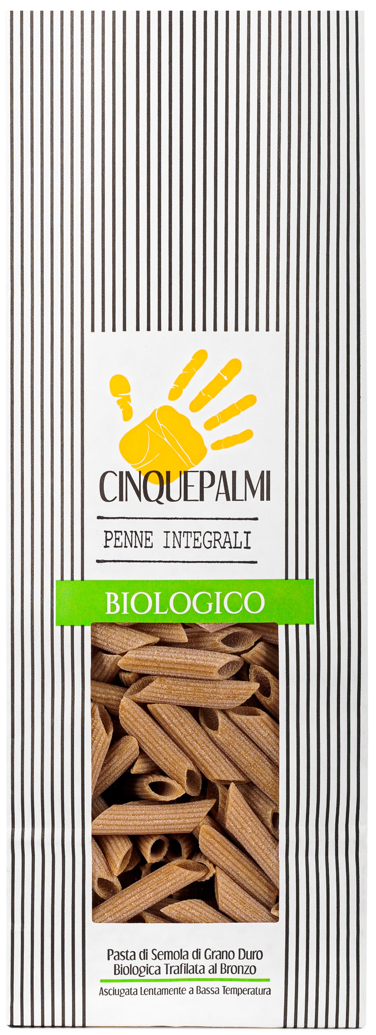 Cinquepalmi ECO Paste artizanale Penne Integrali