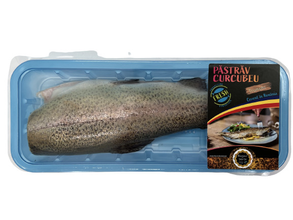 Pastravul din Tara Ta Pastrav eviscerat trunchi