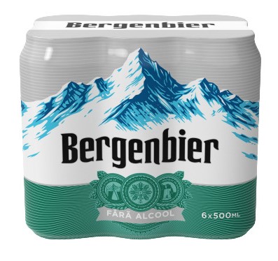 Bergenbier Bere blonda fara alcool doza 6 pack