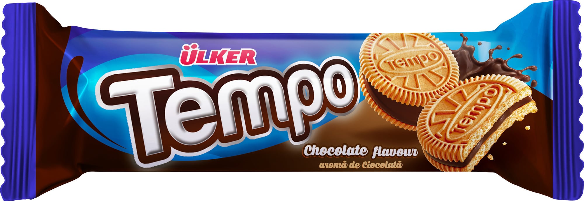 Tempo Biscuiti cu crema aroma ciocolata