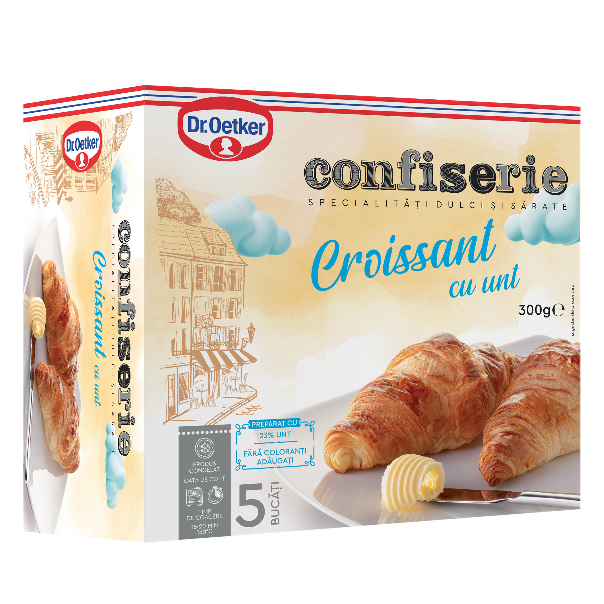 Confiserie Croissant cu unt