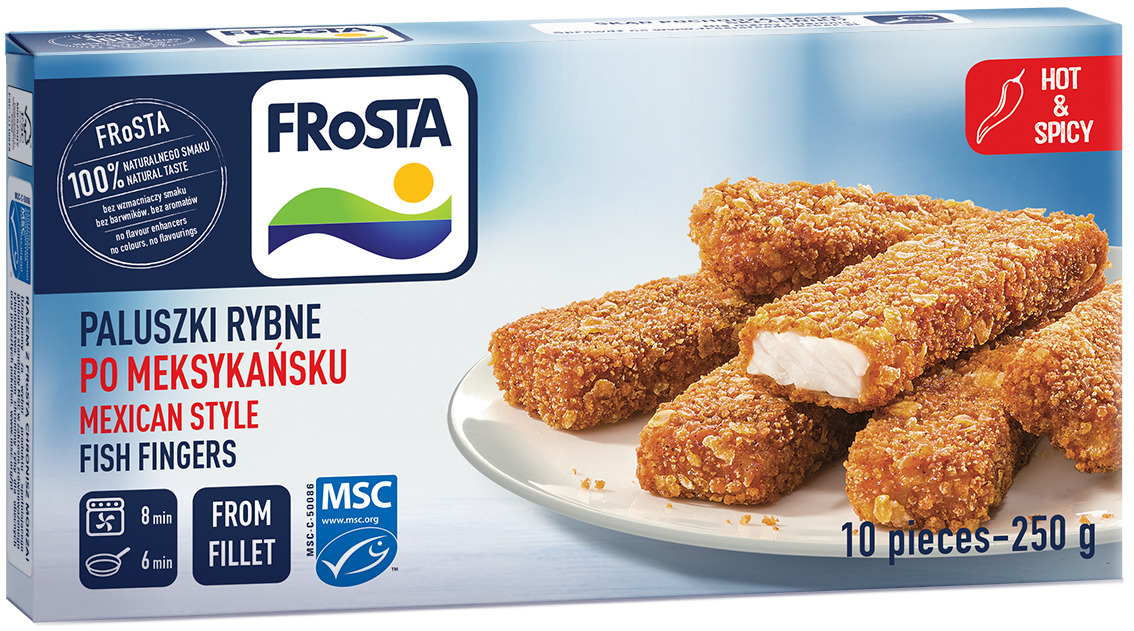 Frosta Golden Fish fingers mexican