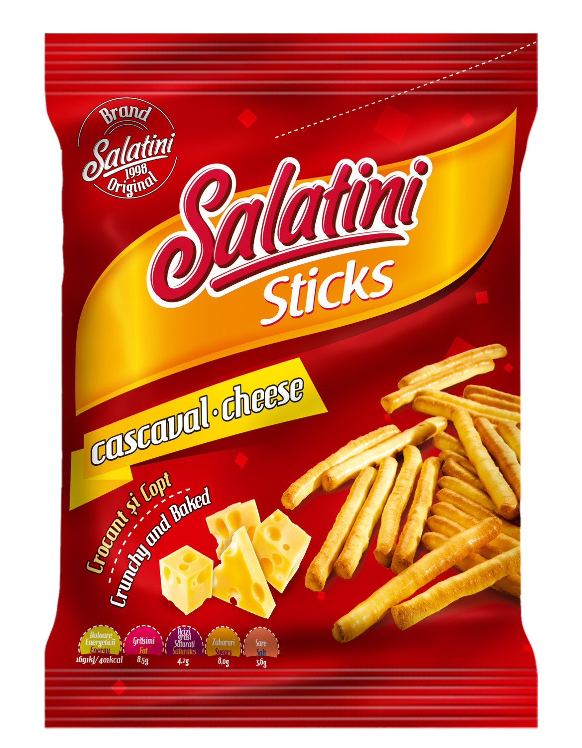 Salatini Sticks cu Cascaval