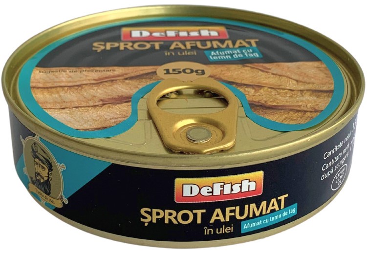 Defish Sprot afumat in ulei