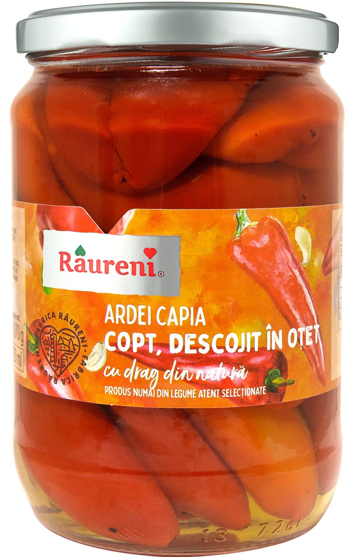 Raureni Ardei capia copt in otet