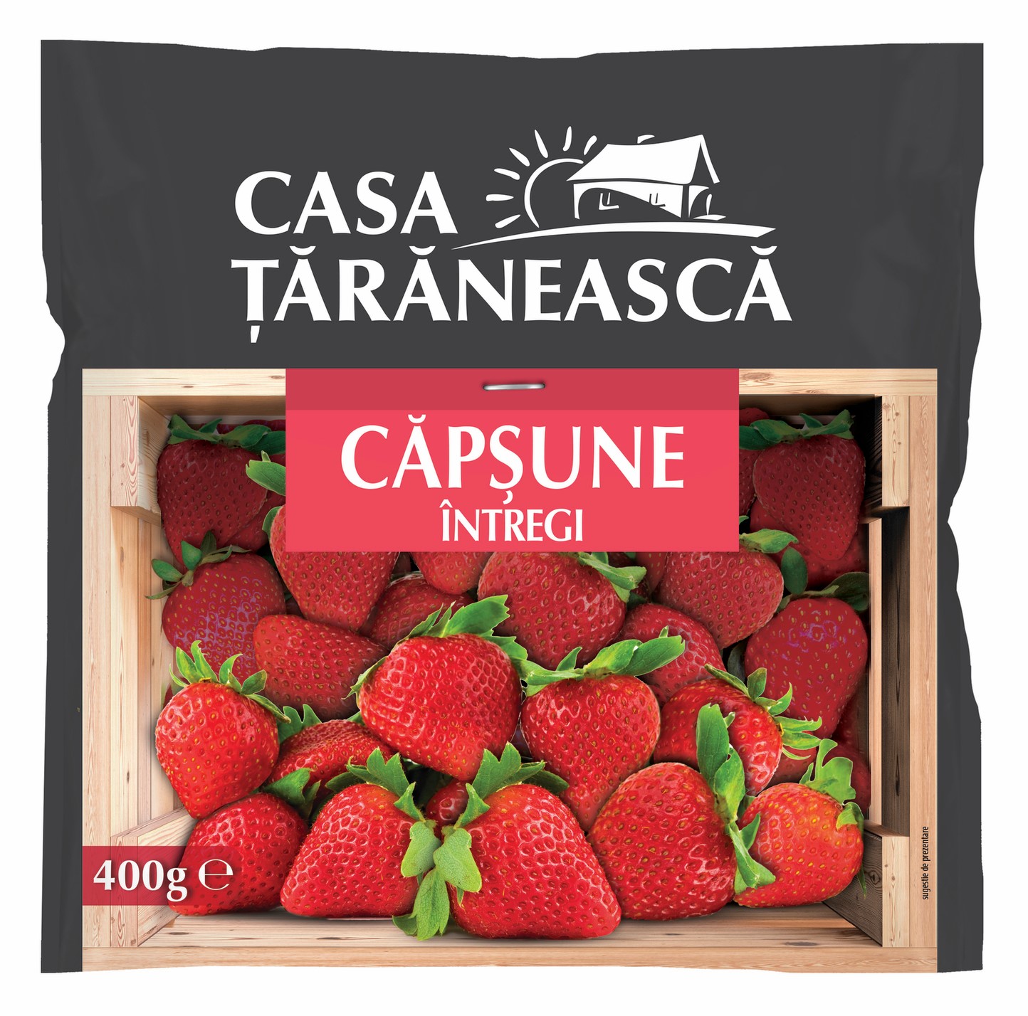 Casa Taraneasca Capsune intregi (congelate)