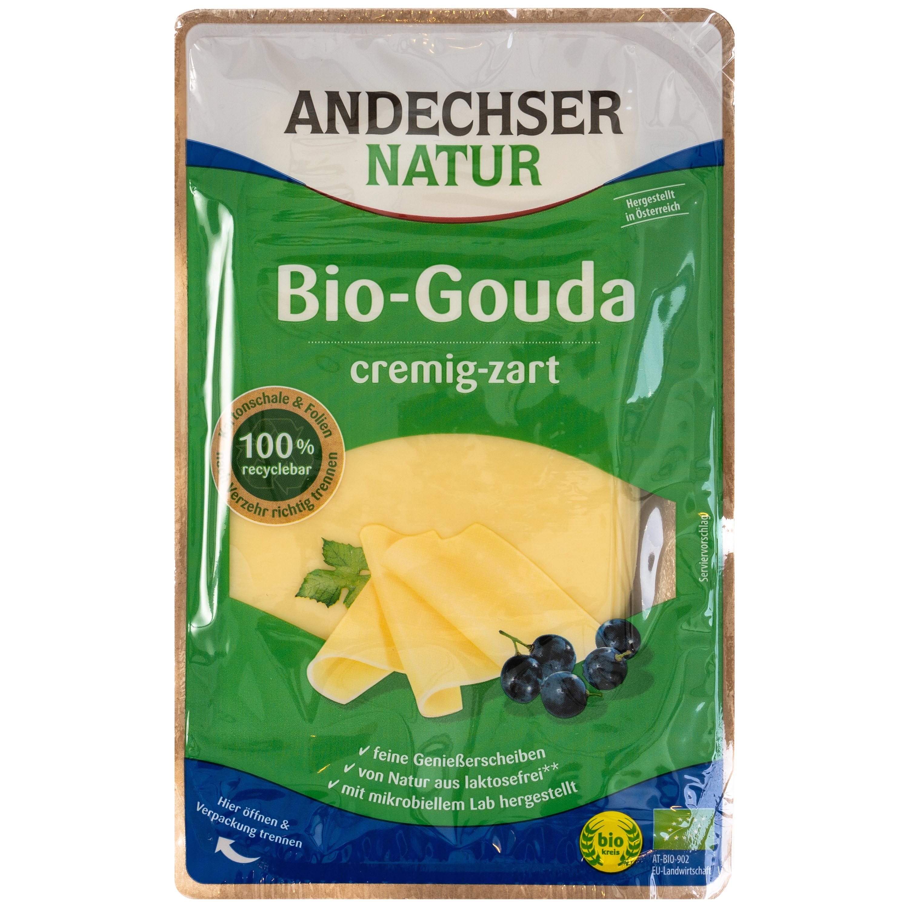 Andechser ECO Branza Gouda felii
