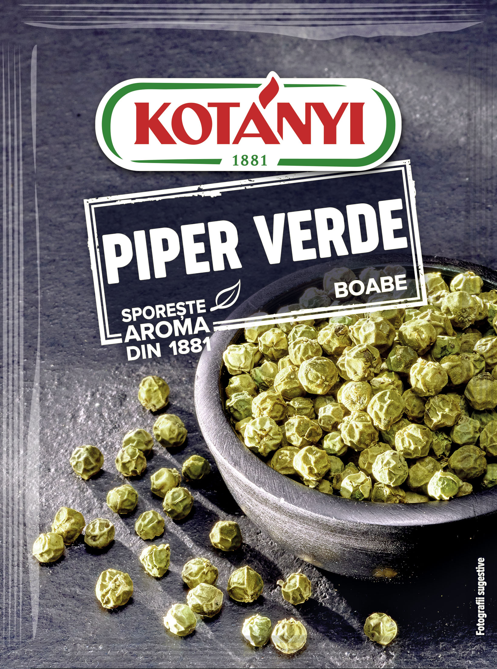 Kotanyi Piper verde boabe