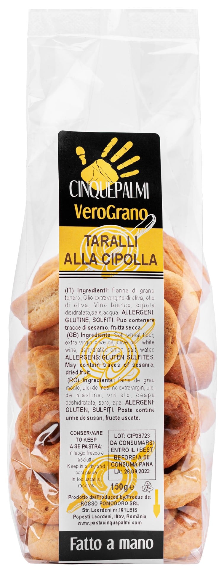 Cinquepalmi Taralli alla Cipolla