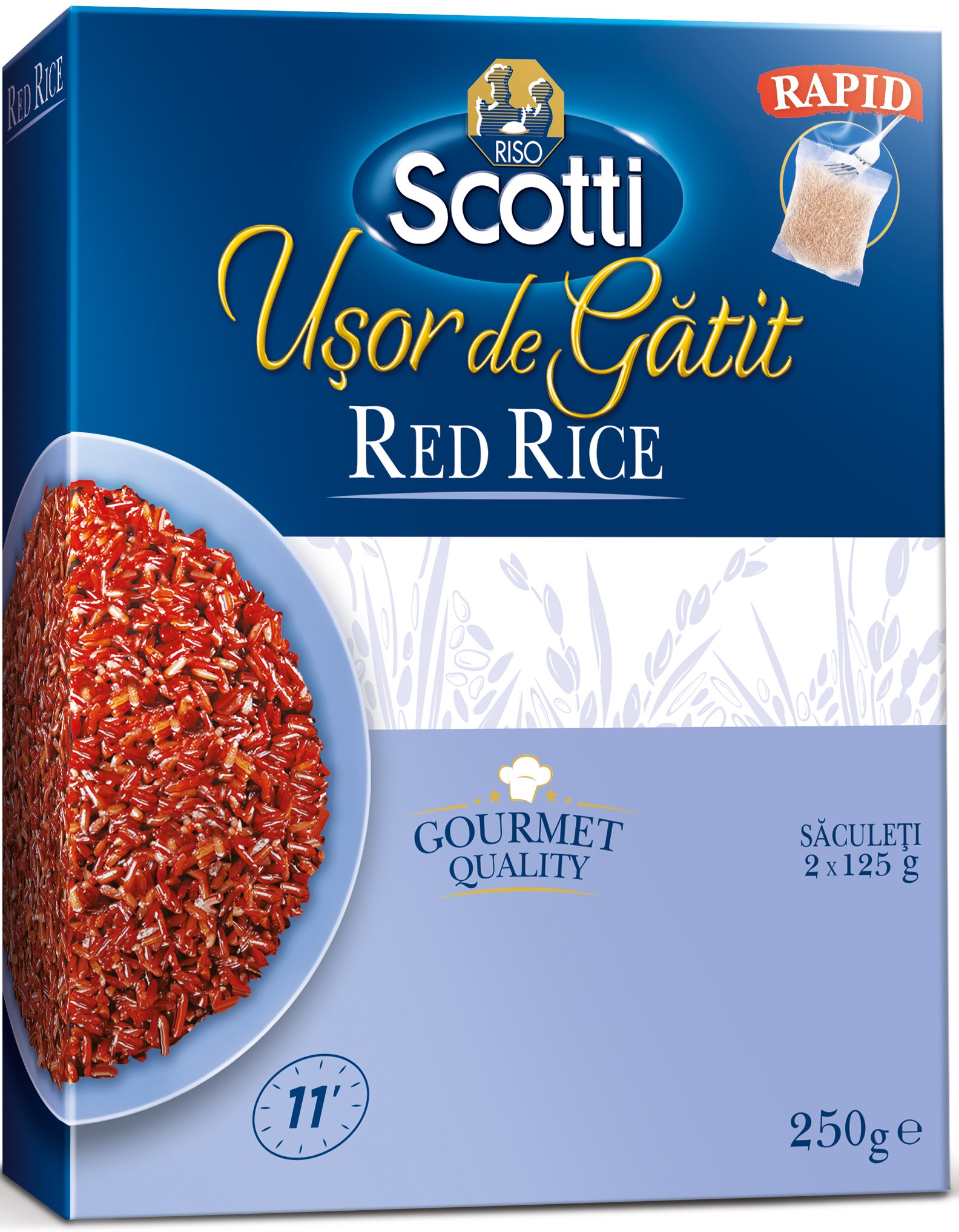 Riso Scotti Orez Usor de gatit rosu 2x125gr