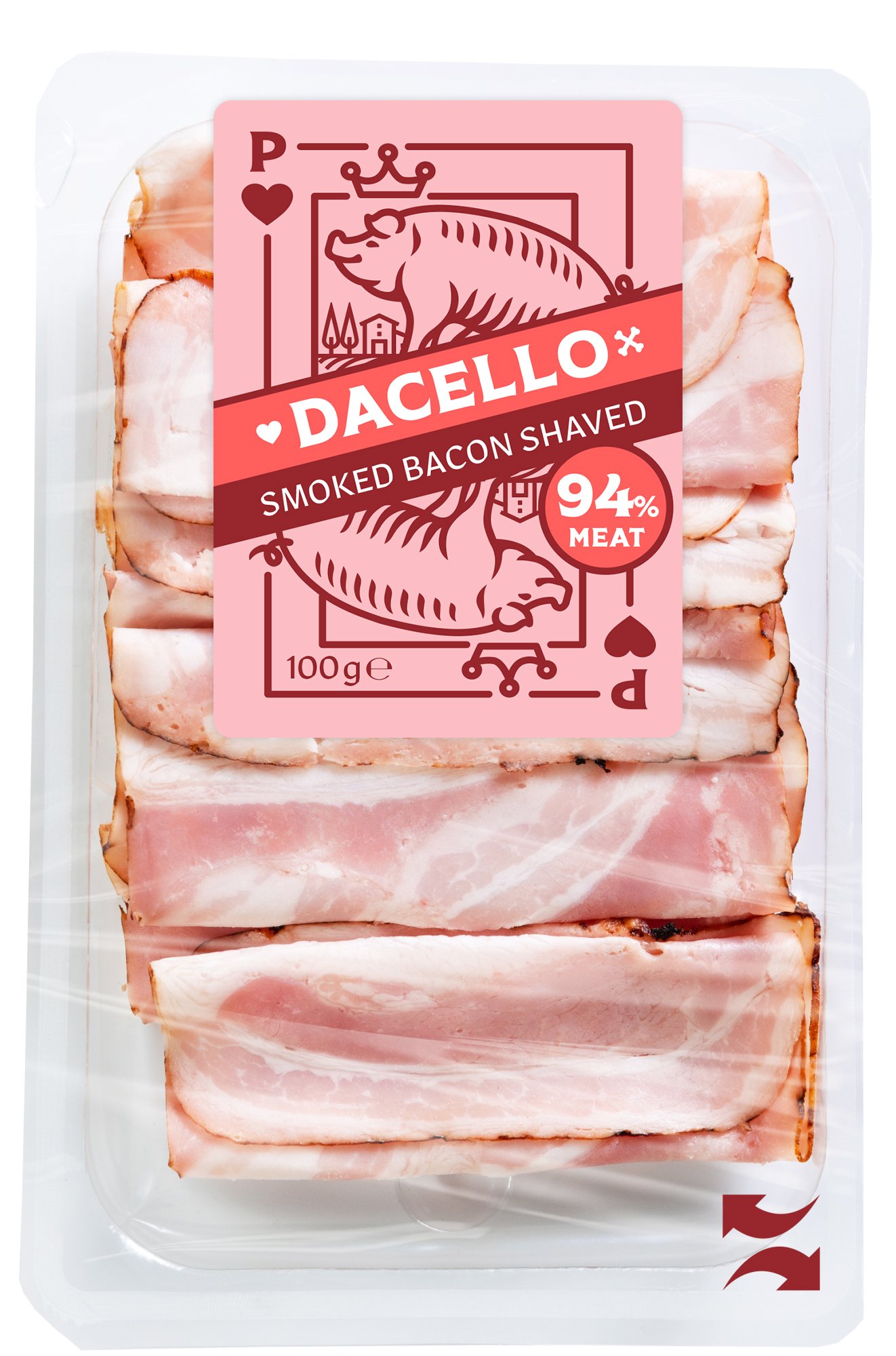 DACELLO Bacon afumat 94% carne