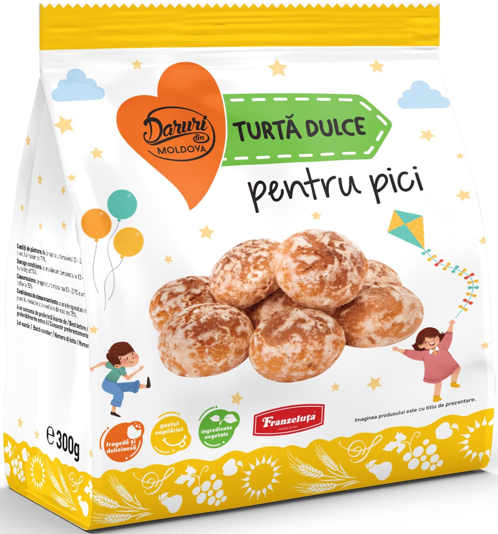 Daruri din Moldova Turta dulce pentru pici