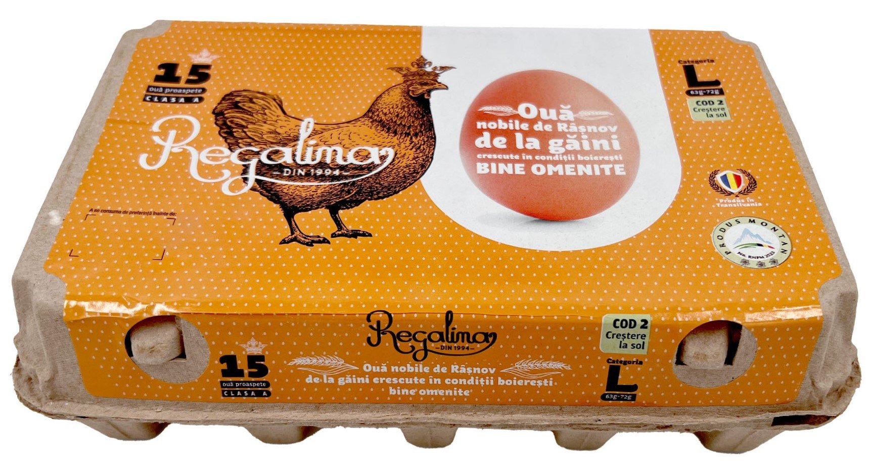 Regalina 15 oua L sol cod 2 Produs montan