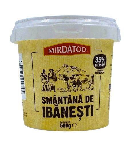 Mirdatod Smantana de Ibanesti pasteurizata 35%