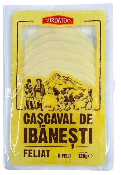 Mirdatod Cascaval de Ibanesti felii