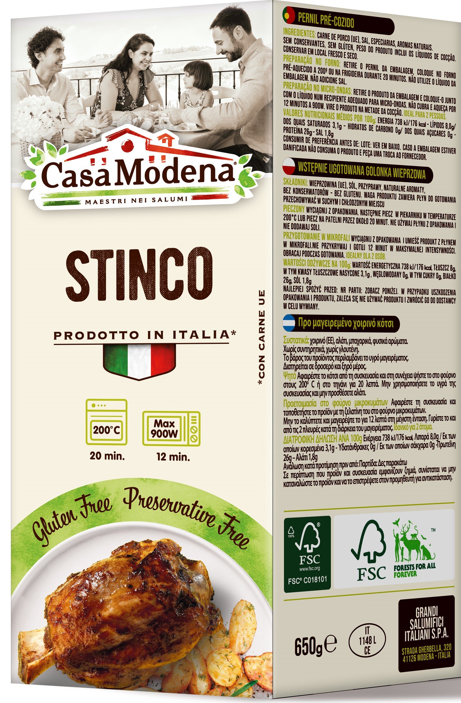 Casa Modena Ciolan prefiert Stinco