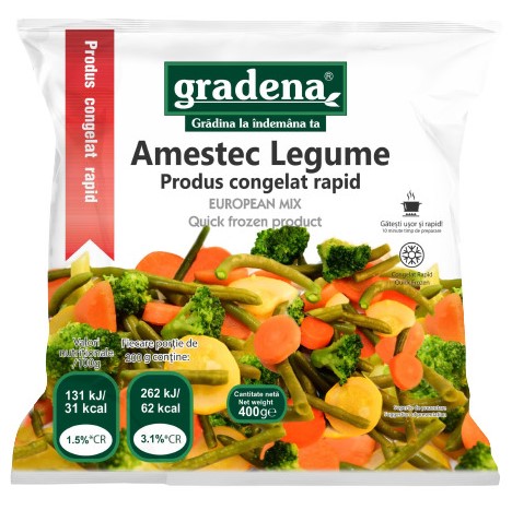Gradena Amestec legume European congelat