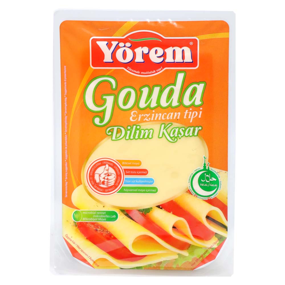 Yorem Cascaval afumat Gouda Erzincan felii HALAL