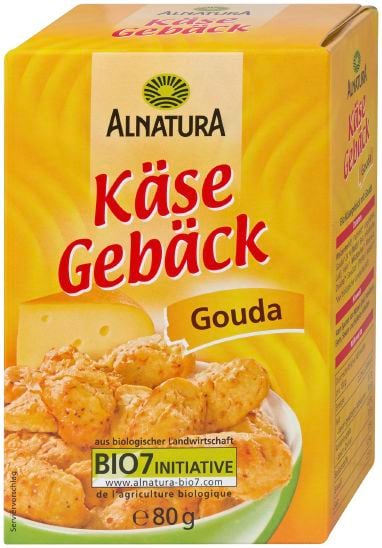 Alnatura ECO Biscuiti cu branza Gouda