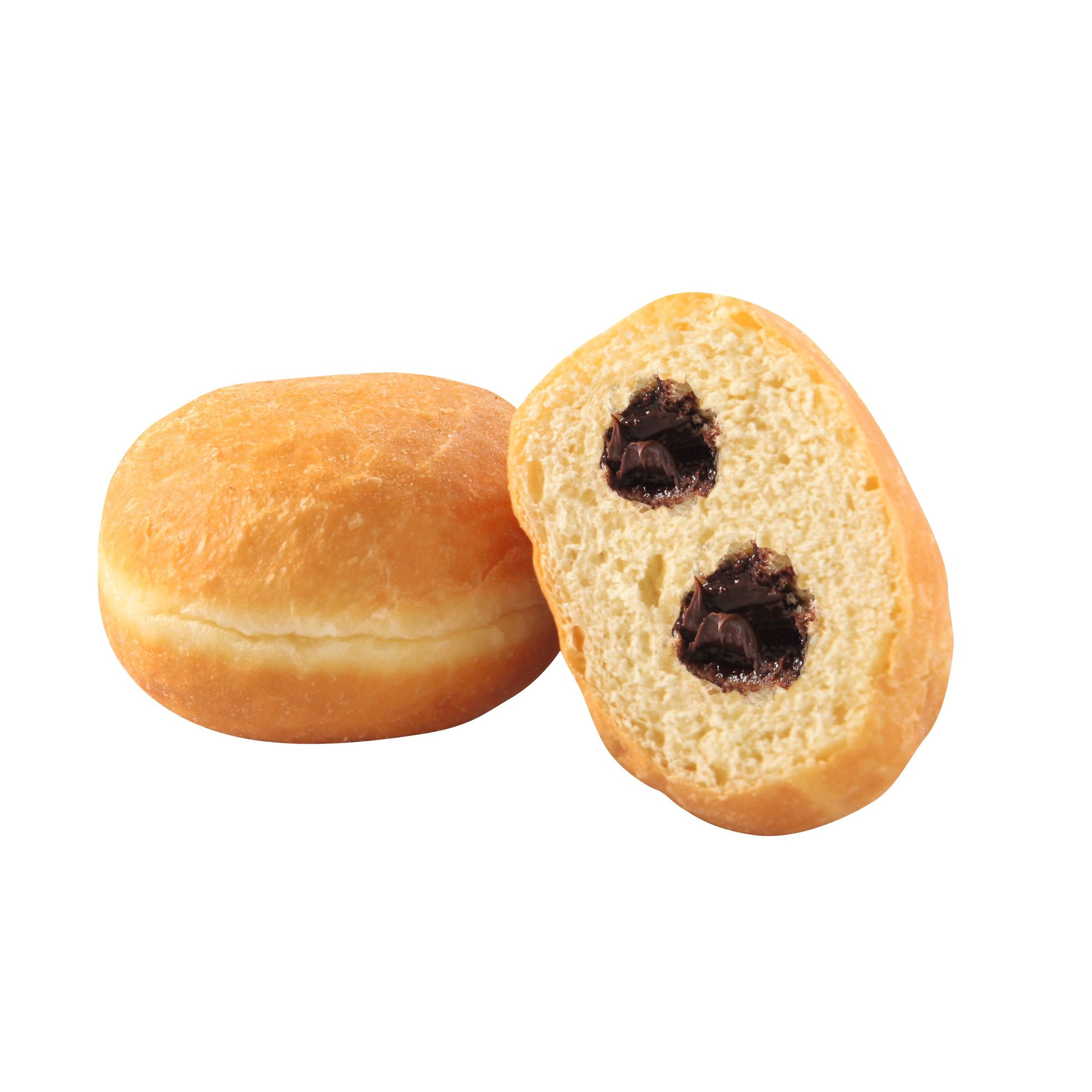 Gogoasa berlineza cu umplutura de ciocolata