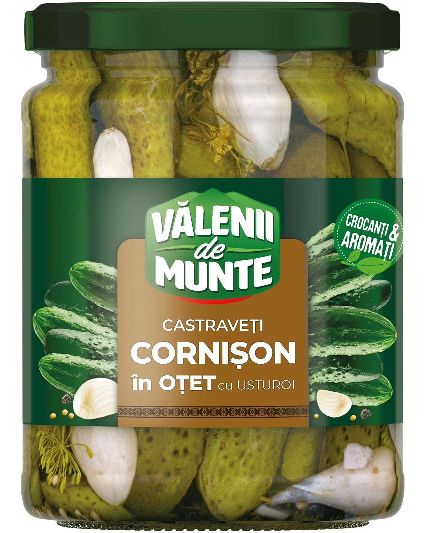Valenii de Munte Castraveti cornison in otet cu usturoi