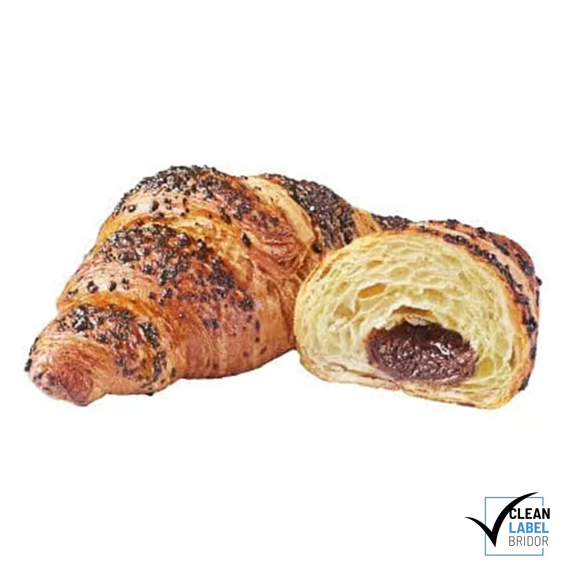 Bridor Croissant cu ciocolata si unt 18% (reteta curata)